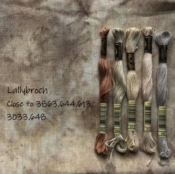 Tabbycat Hand-dyed Linen - Lallybroch - Tabby Cat