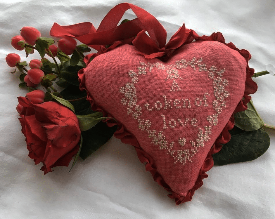 A Token of Love - A Valentine Quaker Pattern - Tabby Cat